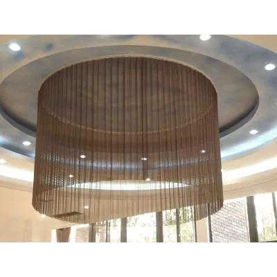 Quality Construction Metal Coil Drapery Incombustible With 7x7 Rope Construct for sale