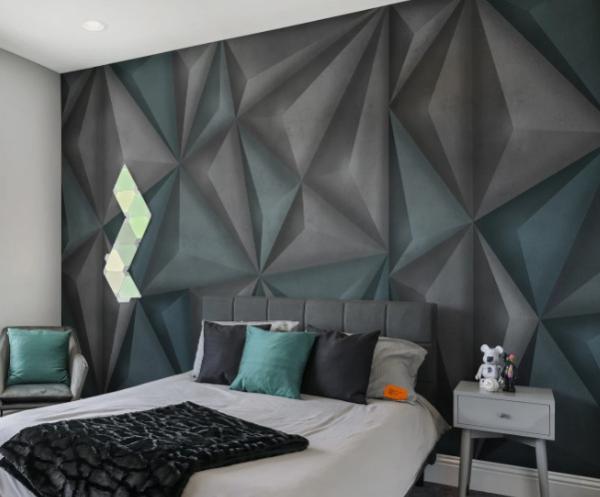 Quality Stain Resistant Metallic Wall Covering 2mm Thickness Modern Style for sale