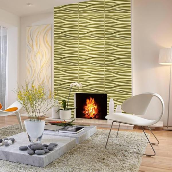 Quality Stain Resistant Metallic Wall Covering 2mm Thickness Modern Style for sale
