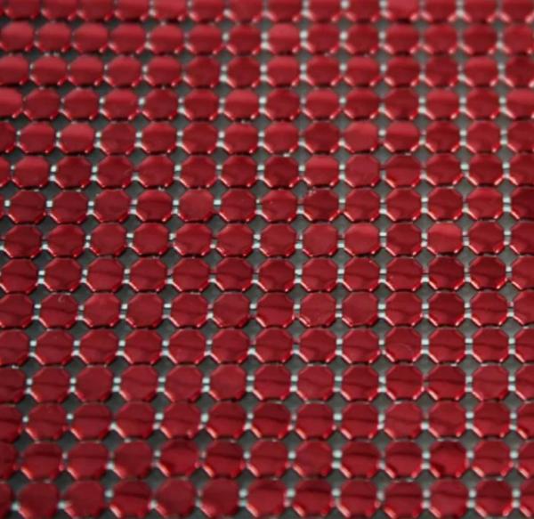 Quality Shimmering Round Woven Metallic Sequin Fabric For Enchanting Wall Art for sale