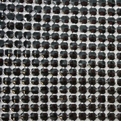 China Shimmering Round Woven Metallic Sequin Fabric For Enchanting Wall Art for sale