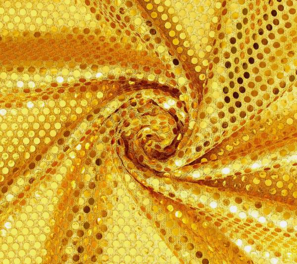 Quality Woven Round Metal Sequin Fabric / Metal Mesh Fabric Chainmail For Decoration for sale