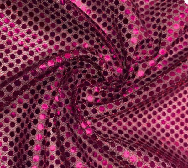 Quality Woven Round Metal Sequin Fabric / Metal Mesh Fabric Chainmail For Decoration for sale