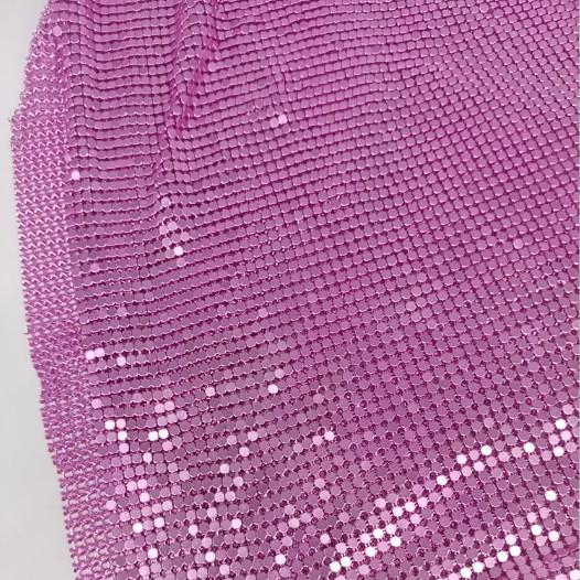 Quality Eco Friendly Shiny Woven Metal Mesh Fabric For Creating Dresses / Skirts for sale