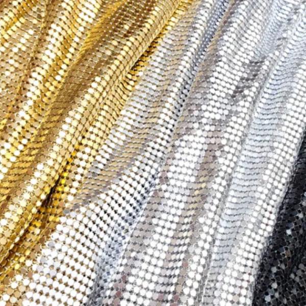 Quality Shimmering Woven Metallic Fabric Curtains Eco Friendly JDW-G01 for sale