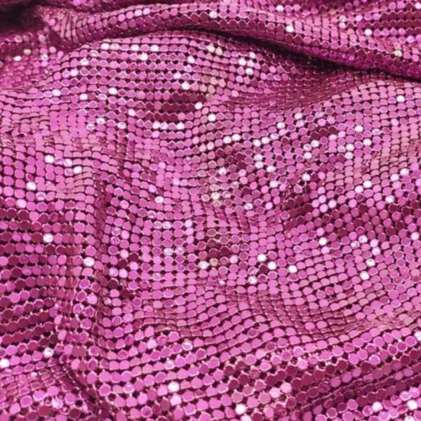 Quality Eco Friendly Shiny Woven Metal Mesh Fabric For Creating Dresses / Skirts for sale