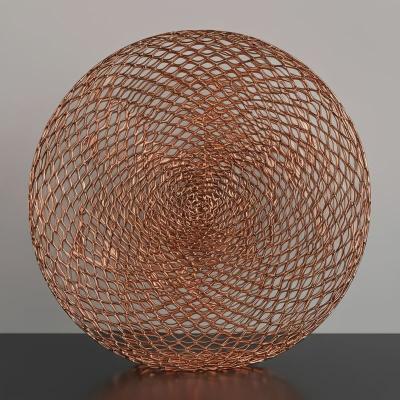 China Plain Weave Copper Metal Mesh Art Voor Home / Office Decoratie Te koop