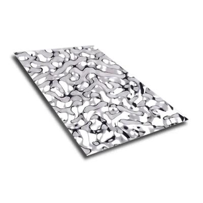 China Thickness 0.3 Mm – 3.0 Mm Water Ripple Stainless Steel Sheets High Durability for sale