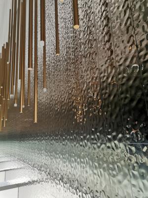Cina Fogli metallici decorativi corrugati in acciaio inossidabile per la decorazione degli interni residenziali in vendita