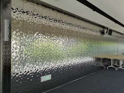 Cina Metallo con effetto increspature d'acqua a bassa manutenzione in motivo geometrico in vendita