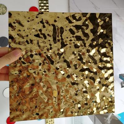 Cina Fogli di metallo decorativo lucidato Perfetta scelta per la decorazione degli interni in vendita