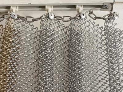 Cina Anodizzazione di ossidazione di alluminio metallo tenda di rete tessuta tenda con modello avanzato tessuto in vendita