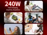 China 240W External GPU Next Gen Cable 80Gbps USB C Data Cable 16K 60Hz Video Compatible With Thunderbolt 5 for sale