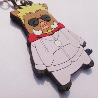 Китай Животный форменный мягкий PVC Keychain продается