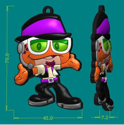 Китай Keychain PVC шаржа мягкое продается