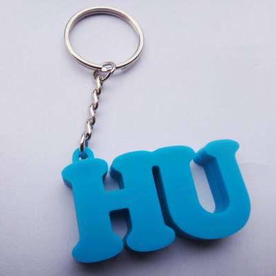 Китай PVC Keychain алфавита форменный мягкий для гравировки логоса празднества продается