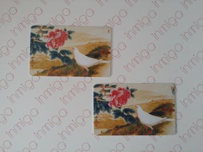 China Plastic Irregular Size epoxy resin card with chip for sale