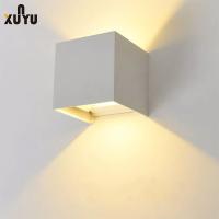 China 3000k square adjustable light angle water proof wall lamp for sale