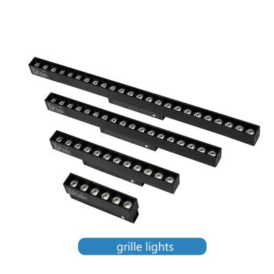Cina Black 6w 12w 18w Magnetic Track Spotlight Commercial Smart No Master Light in vendita