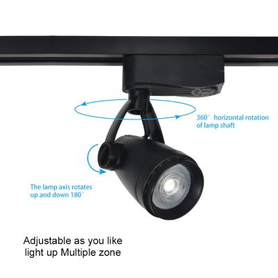 Cina MR16G5.3 GU10 Track Light Stand Hotel LED Track Spotlight Housing in vendita