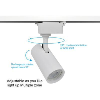 Cina Clothing Store Shopping Mall Exhibition Hall GU10 Mr16 Track Light Housing in vendita