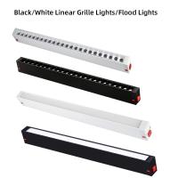 China 220V Linear Magnetic LED Track Light Dimming Embedded / Surface Mounted for sale