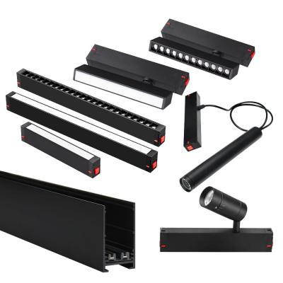 Китай 220V High Voltage Intelligent Magnetic Light Track Concealed Living Room Without Main Light продается