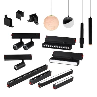 Китай High Voltage 220V Magnetic Track Light Intelligent Dimming Color Spotlight Track Light продается