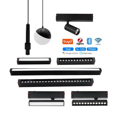 Китай Smartphone Controls 2.4G Magnetic Track Light Pendant Light Without Main Light Lighting продается