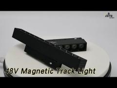 Magnetische Streckenleuchte von 48 V nero 6W 12W 18W con il commerciante intelligente