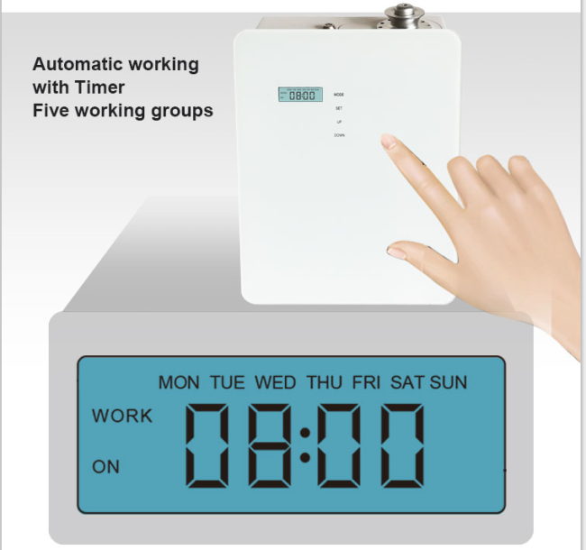 Aromatherapy diffuser machine features