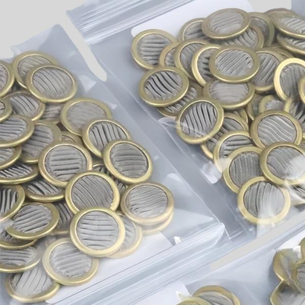 Quality Alloy Mesh Pleated Filter Disc Micron 10mm 12mm 14mm 20mm 30mm 40mm for sale