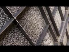 Tela de malha de aço inoxidável de arame plano para almofada de demister
