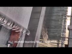 1200 mm breedte extra fijn roestvrij staal insectennet roll plain weefsel