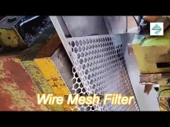 Filtro de malha de arame feito de tecido de arame de aço sintético