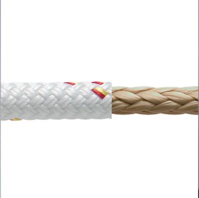 China from 6mm to 20mm double braided polyester rope skype norerope for sale