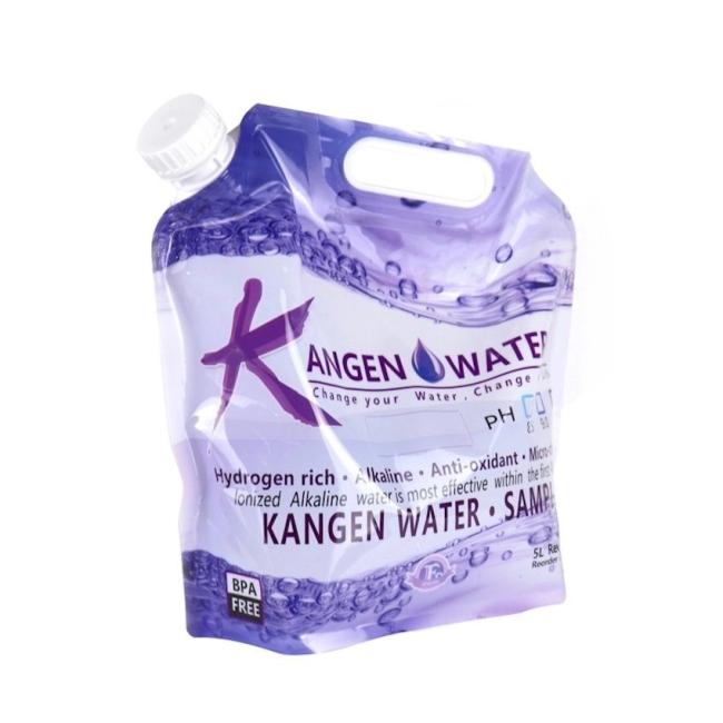 Custom Printing 5L Foldable Kangen Water Bag with Handle