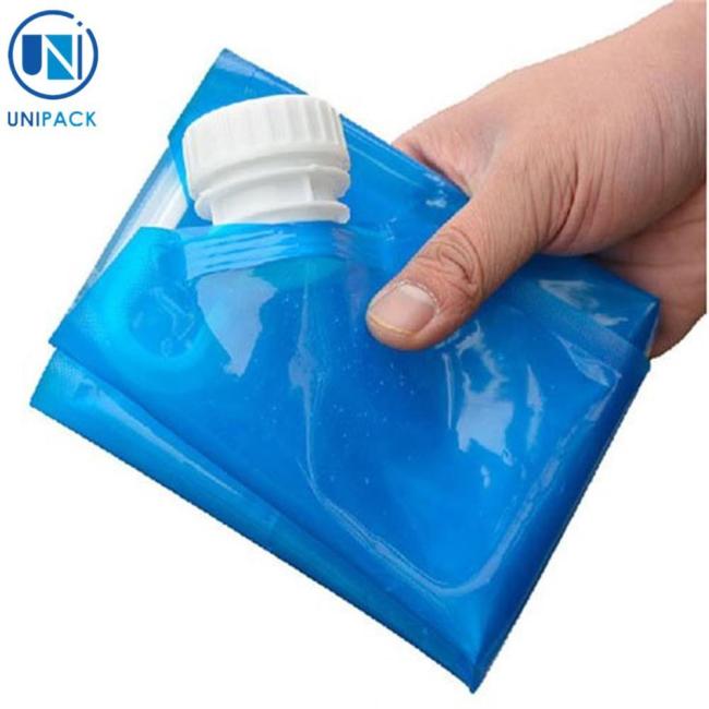 Stand up with Spout Filling Machine Foldable Drinking Water Bag