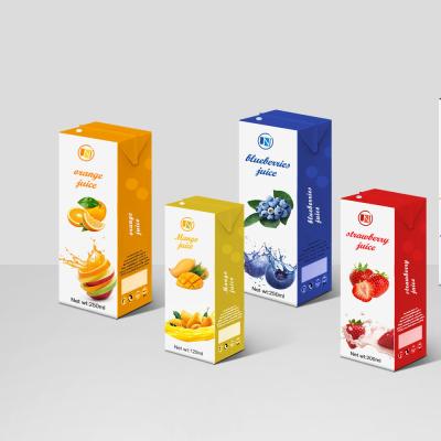 China UNIPACK Packaging 200ml Liquid Carton Packaging Juice Box for Juice for sale