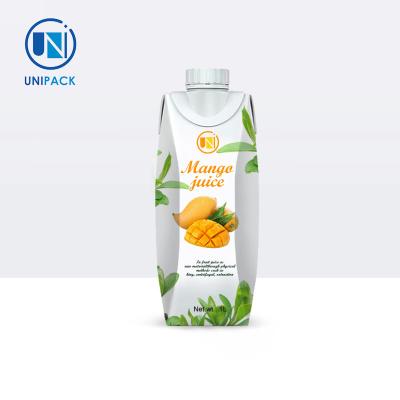 China UNIPACK Aseptic Packaging Milk Juice Beverage Box for sale