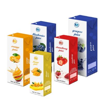 China Juice box aseptic packaging 500ml to 1000ml for sale
