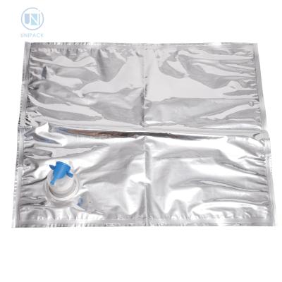 China 10-220L Red Wine BIB Bag Customized Aseptic Fruit Juice Plastic Bag for sale