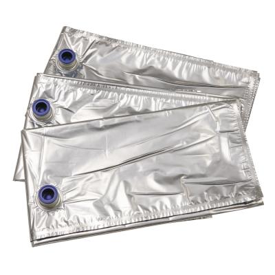 China Premium Quality 220L Aseptic Bag Heat Seal Foil Mango Packing Aluminized Polymer Bags for sale