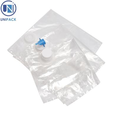 China UNIPACK Transparent Liquid Egg BIB Aseptic Bag In Box Packaging for sale
