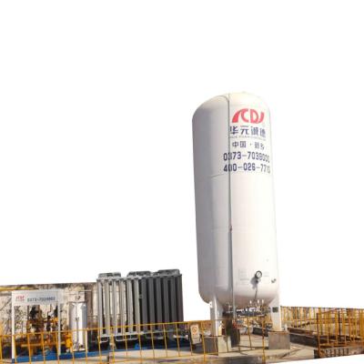 China stainless steel liquid nitrogen container pressure  for industrial gas central supply for sale