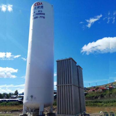 China 50cubic meter vertical cryogenic liquid storage tank for industrial gas made in China for sale