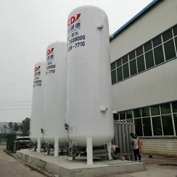 China cryogenic tank for liquid gas oxygen cylinder filling station for sale
