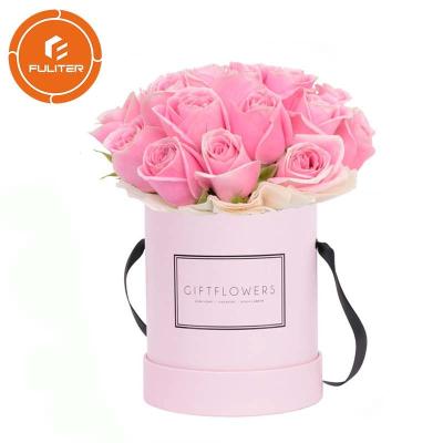 China Deluxe flower packaging flower box ultra-fine pink flower box matte treatment for sale