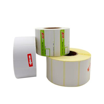 Cina Coated Thermal Label Rolls Art Paper Raw Material Adhesive Jumbo Rolls in vendita