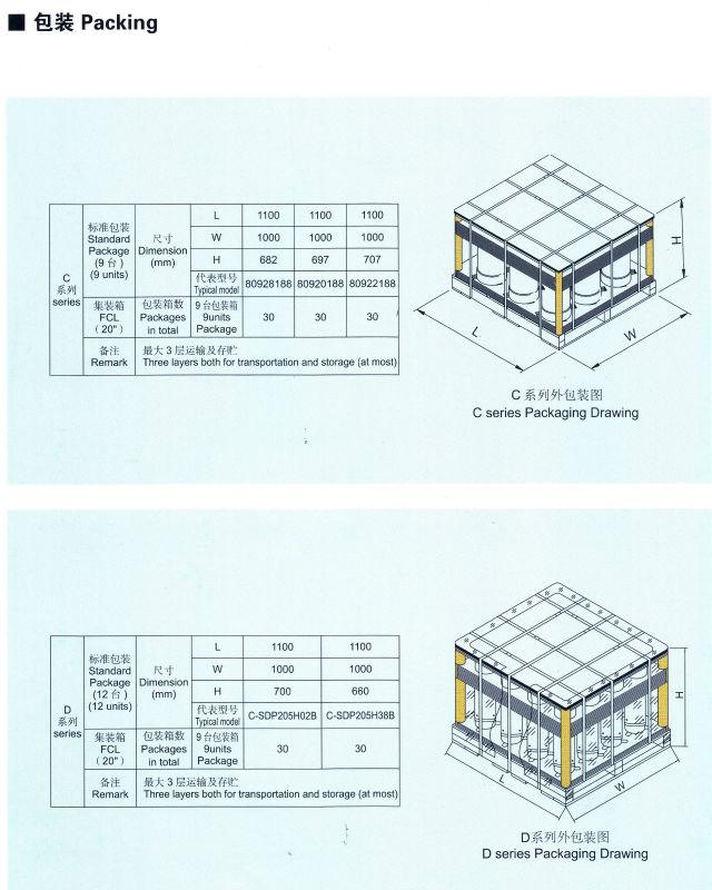 compresor de la voluta de 4.5HP R22-B6 60HZ 208 -230V C-SB353H6B